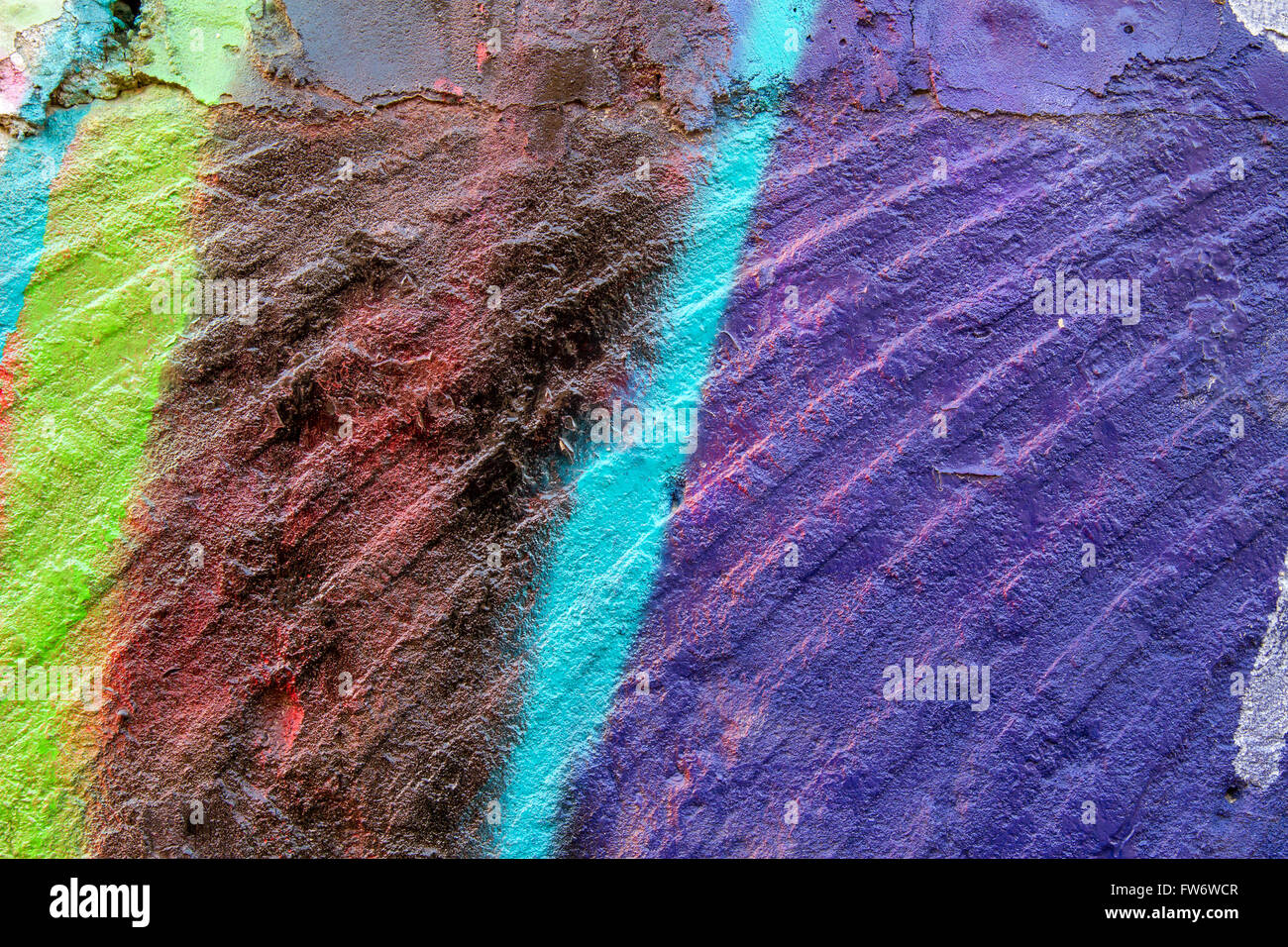 photo flagstone painted with bright colors. closeup Stock Photo - Alamy