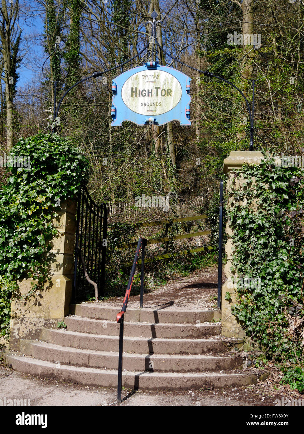 Giddy heights High Tor Matlock Bath Peak District National Park ...