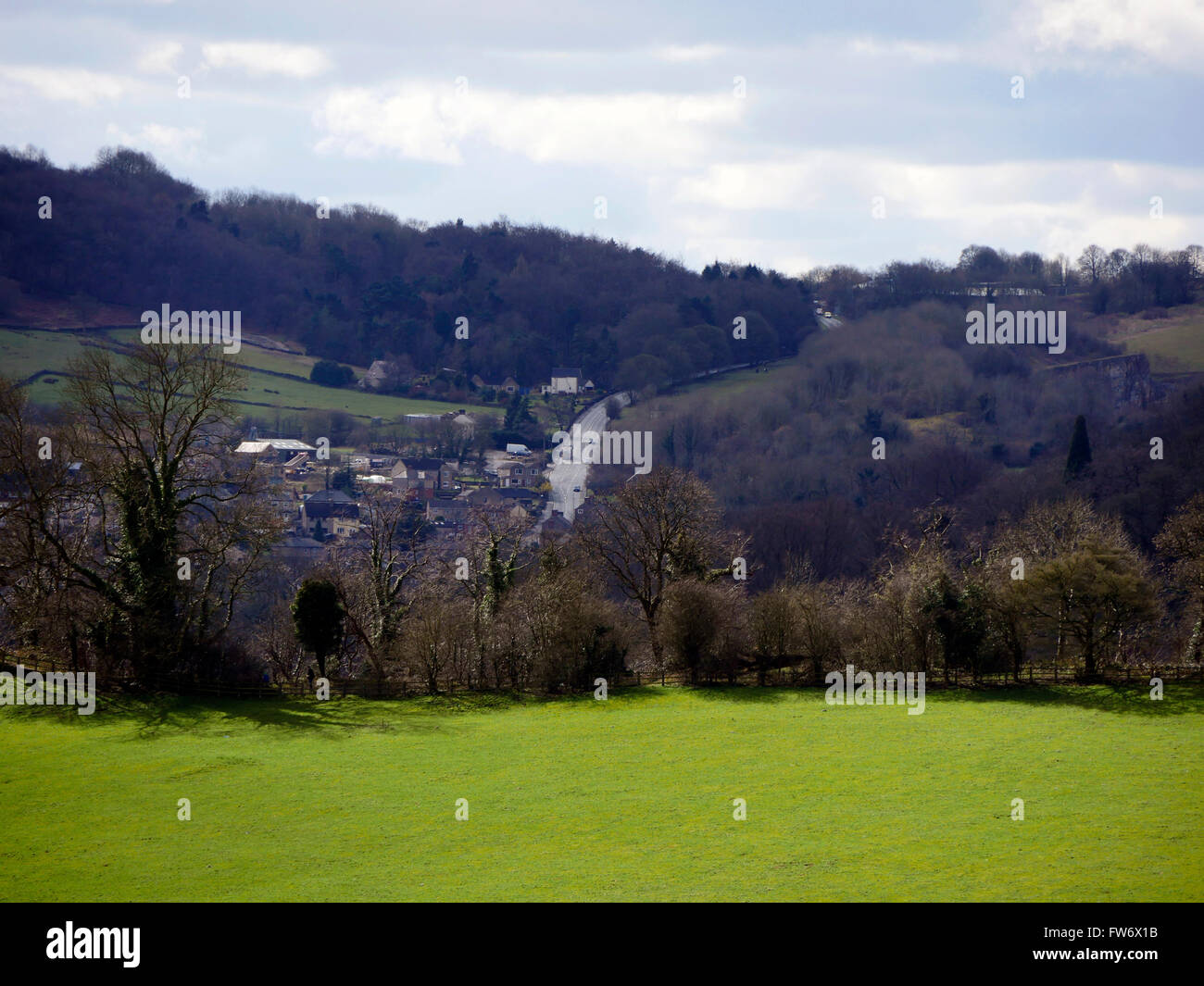Cromford hill from Matlock Bath Peak District National Park, Derbyshire ...