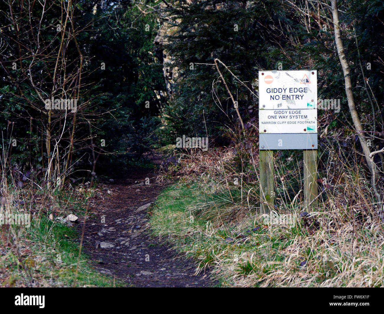 Giddy heights High Tor Matlock Bath Peak District National Park ...