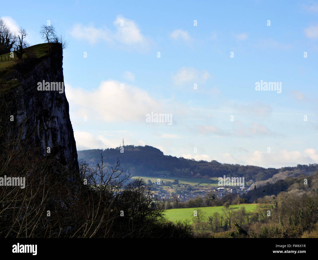 Giddy heights High Tor Matlock Bath Peak District National Park ...