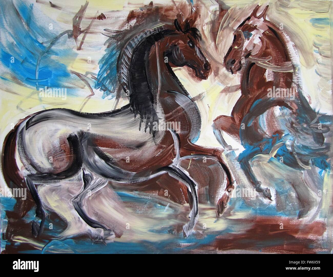 Prancing horses hi-res stock photography and images - Alamy