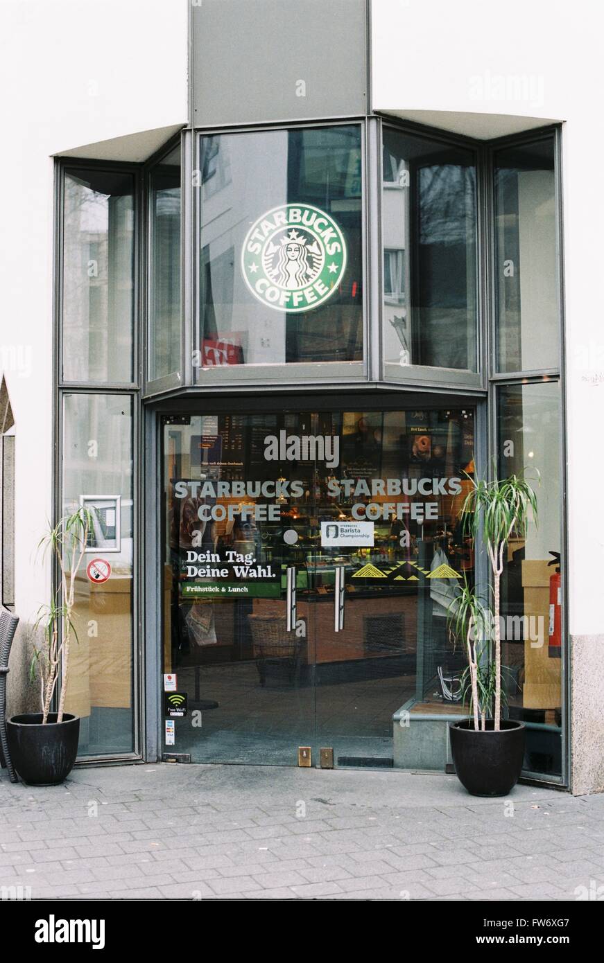 entrance of a Starbucks Coffee in Bonn, Germany Stock Photo - Alamy