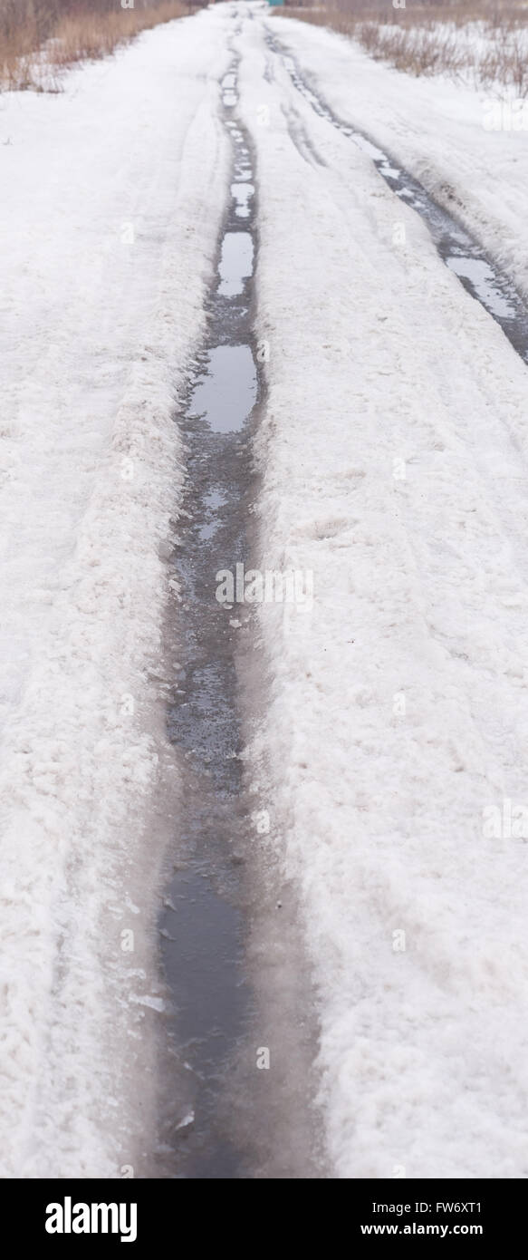 Melted patch of snow hi-res stock photography and images - Alamy