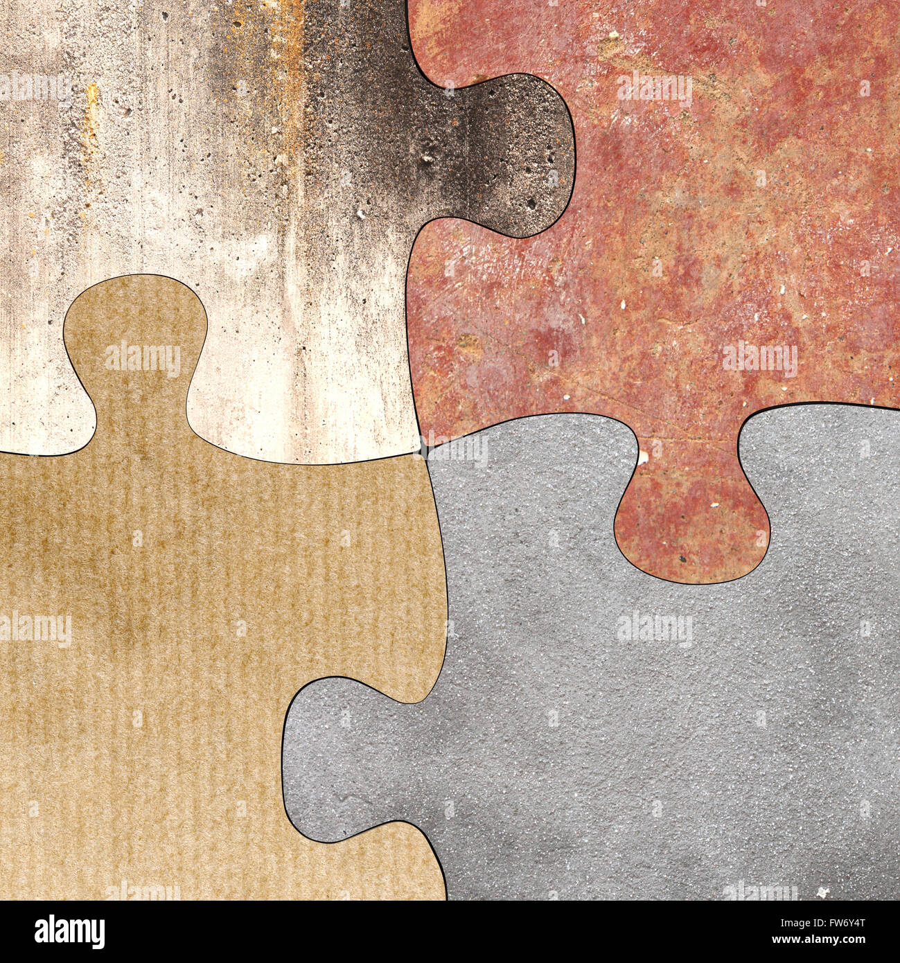 Four pieces of cardboard hi-res stock photography and images - Alamy