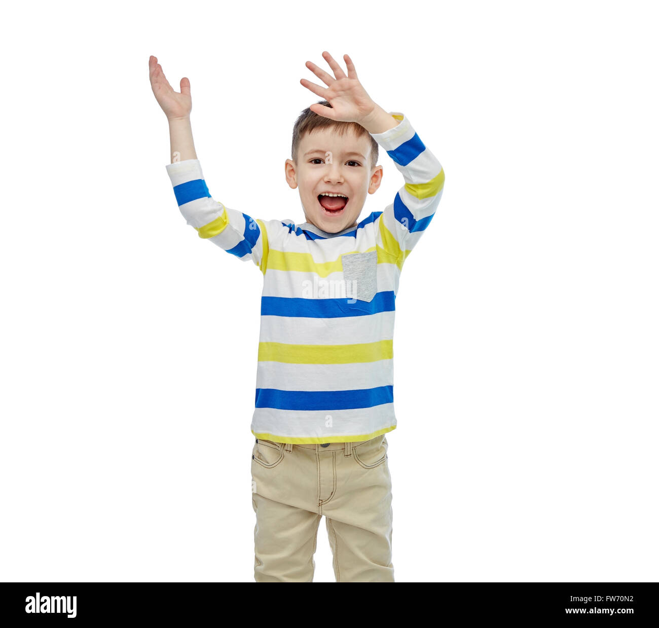 Waving children please wave back