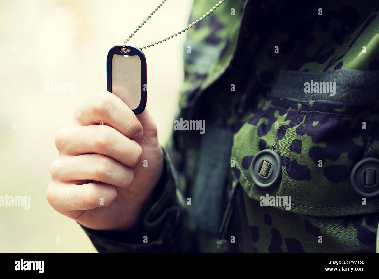 close up of young soldier in military uniform Stock Photo - Alamy