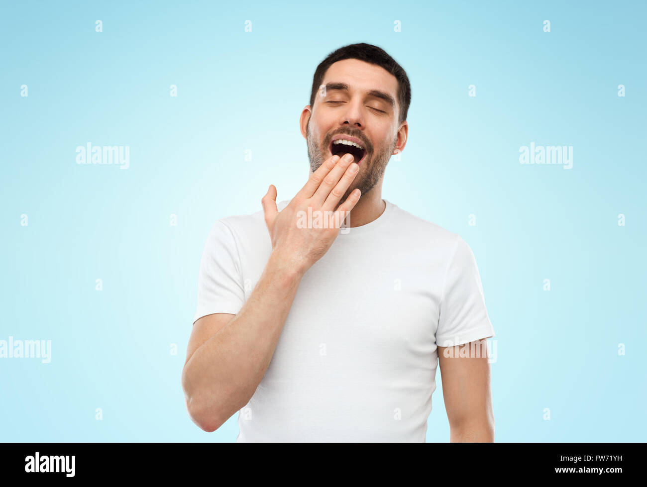 Sleepy man hi-res stock photography and images - Alamy