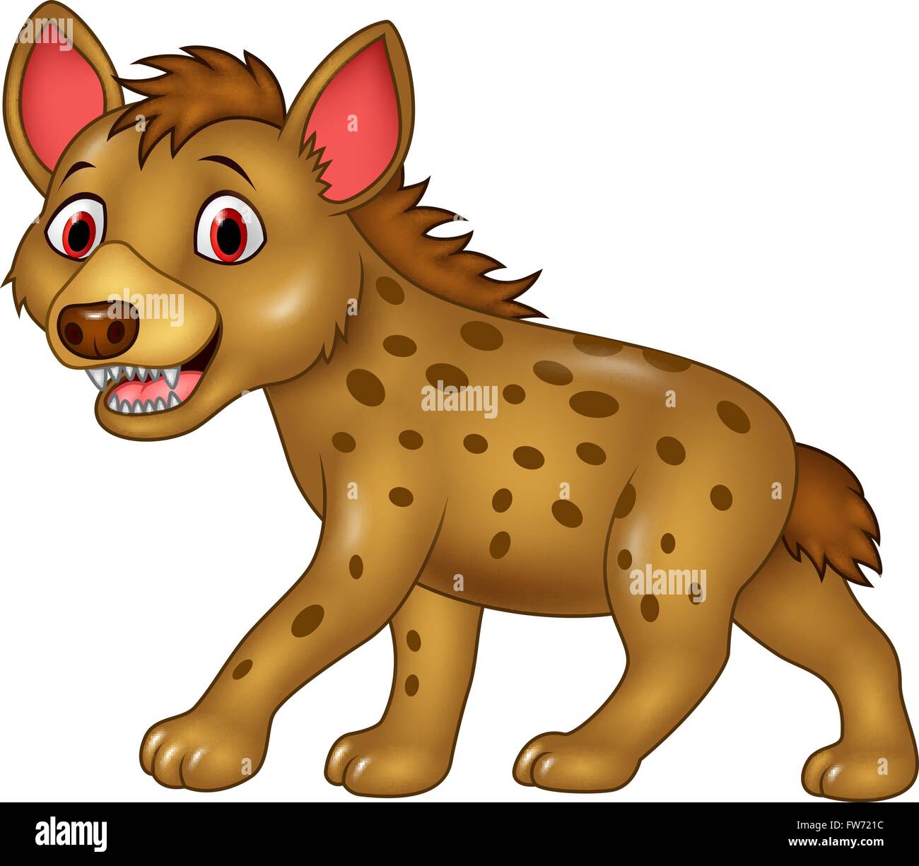 Cartoon funny hyena Stock Vector Image & Art - Alamy