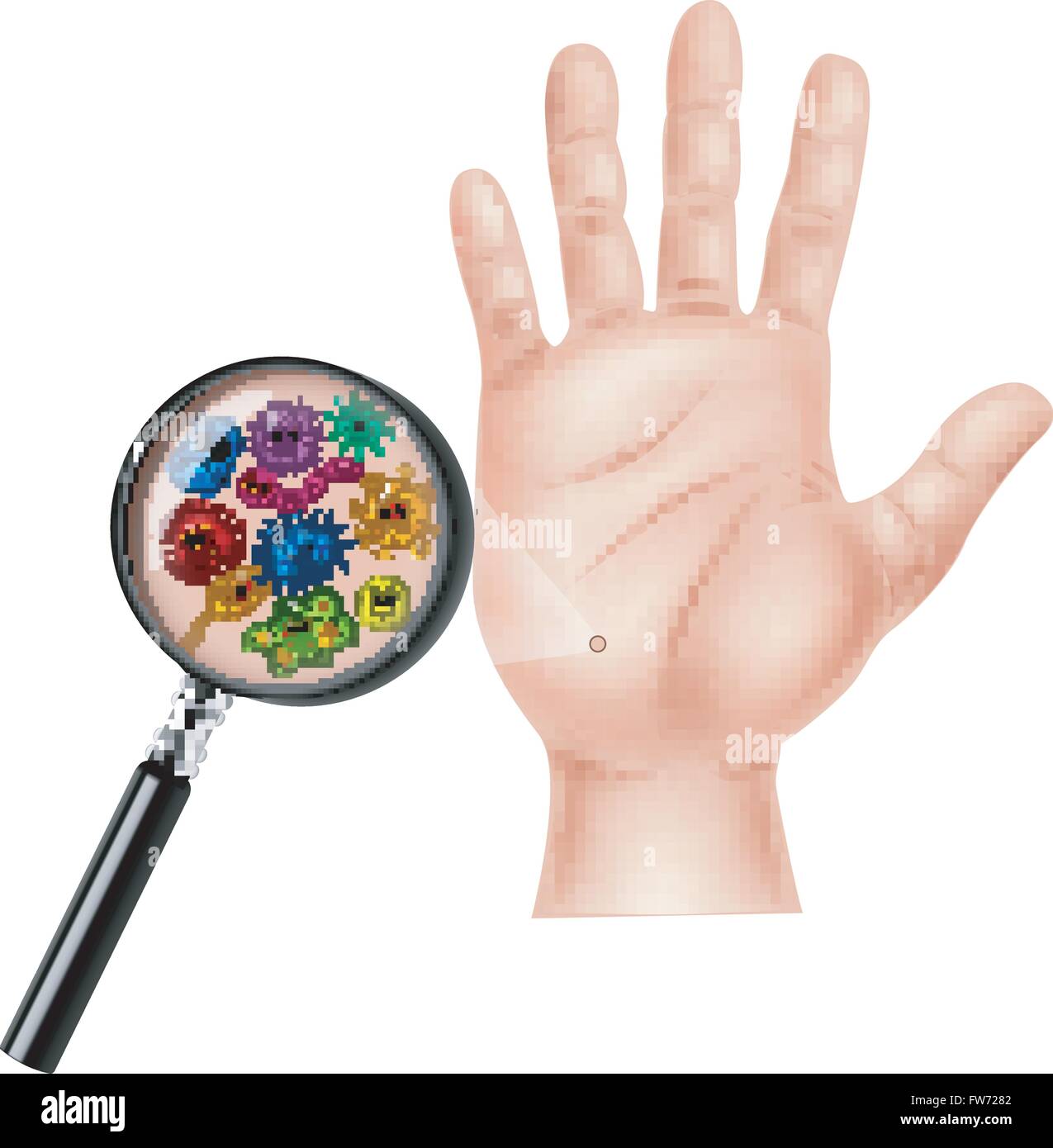 Illustration of Dirty hand Stock Vector Image & Art - Alamy