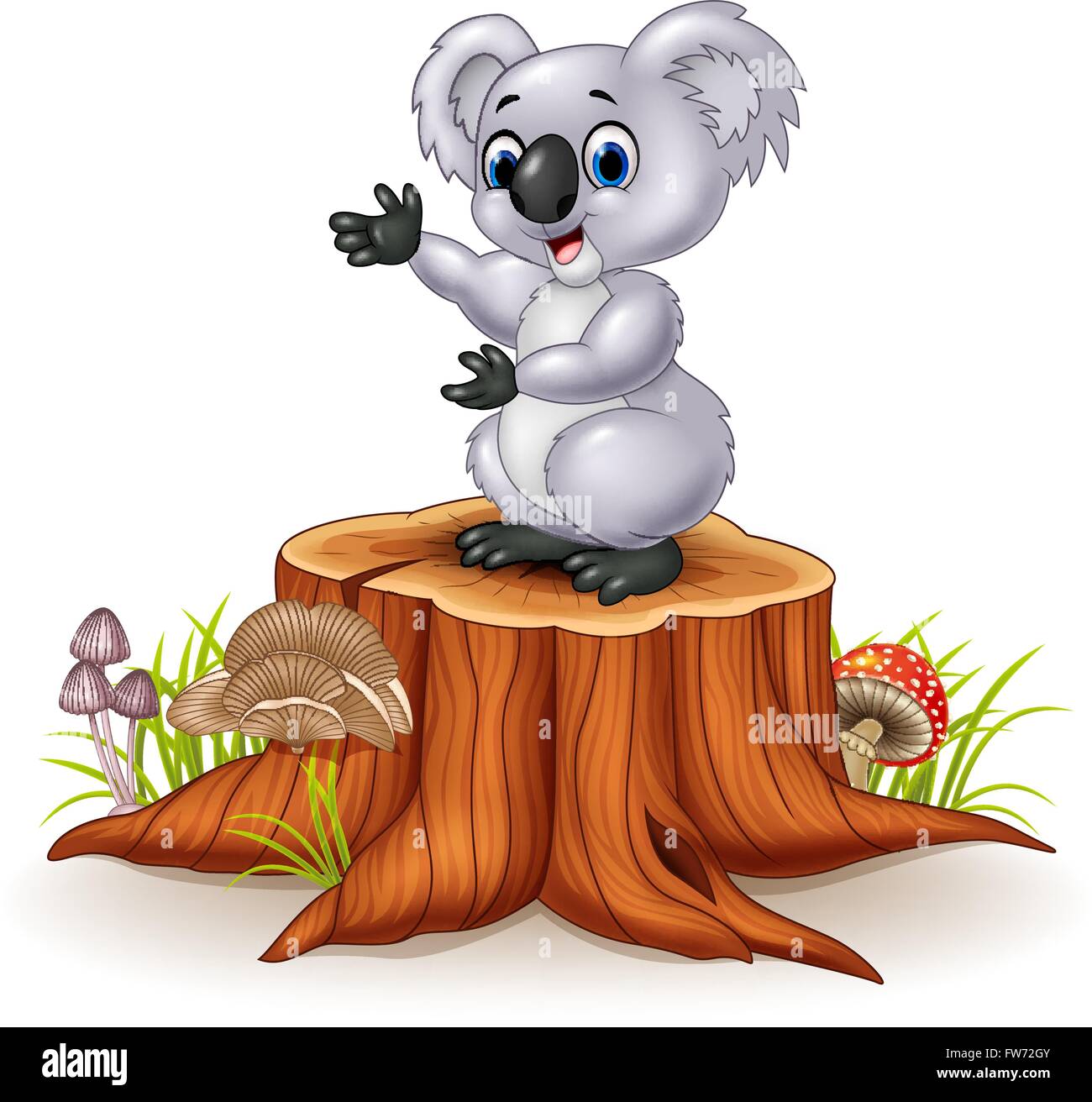 Stump tree small Stock Vector Images - Alamy