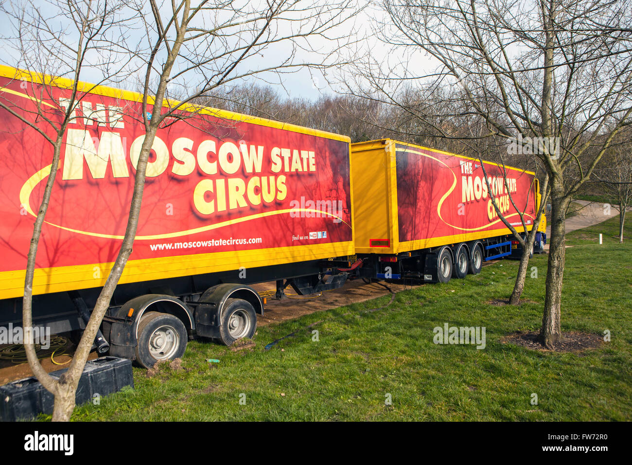 The Moscow State Circus at Alexandra Palace, North London Stock Photo ...