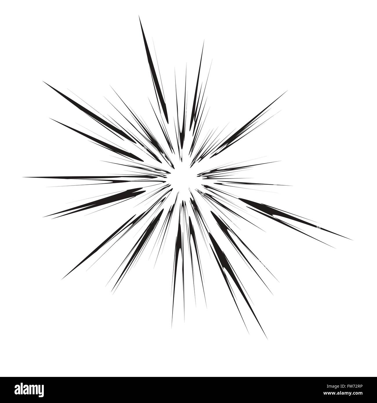 Explode Flash, Cartoon Explosion Stock Vector Image & Art - Alamy