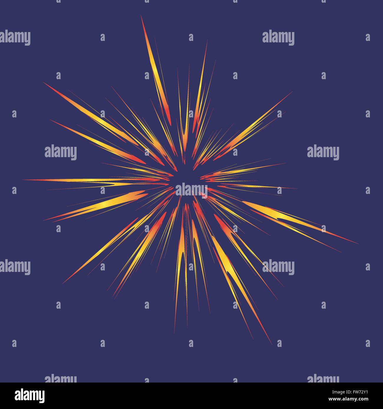 Star Burst Isolated Stock Vector Image & Art - Alamy