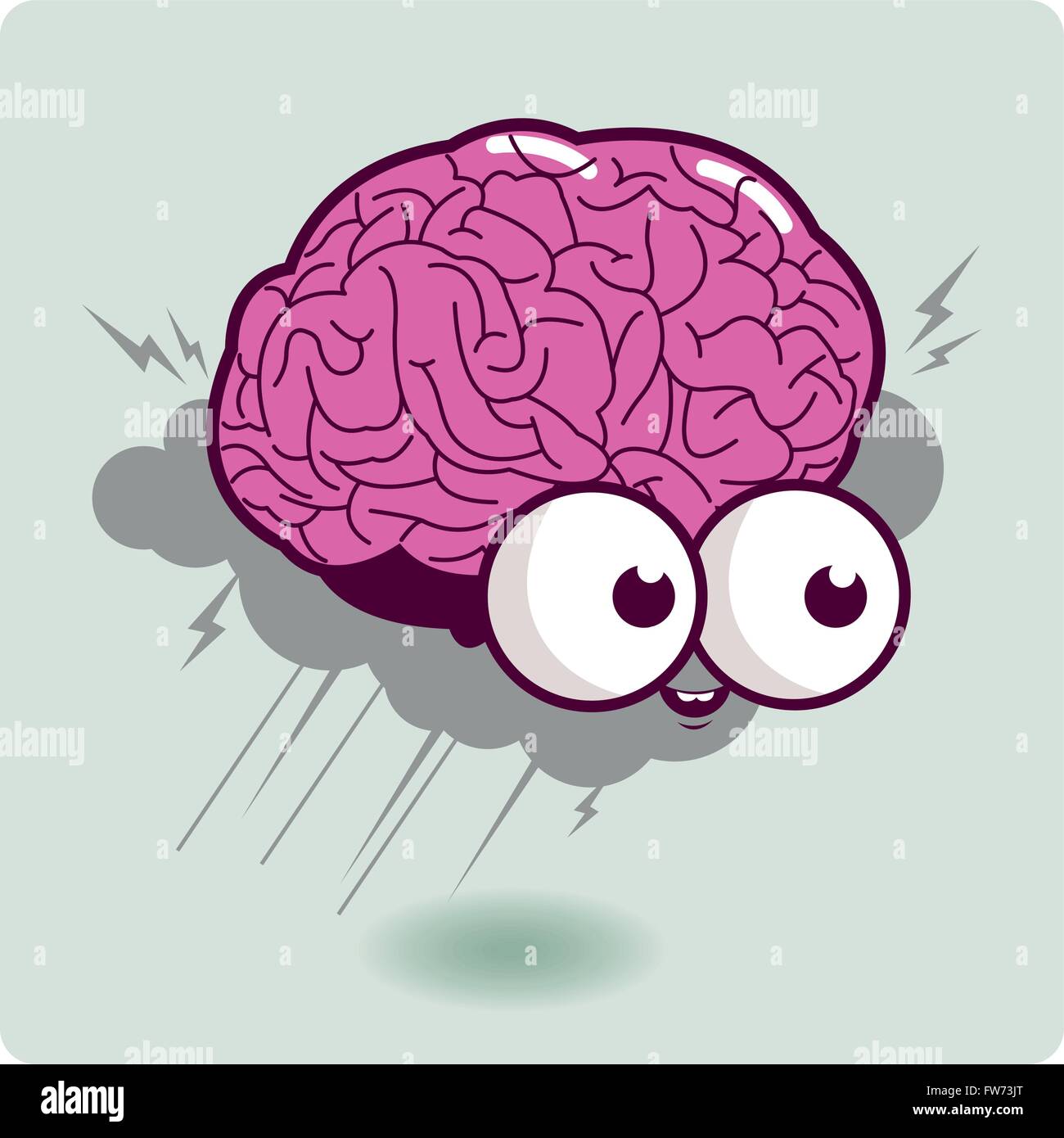 Brain storm character Stock Vector Image & Art - Alamy