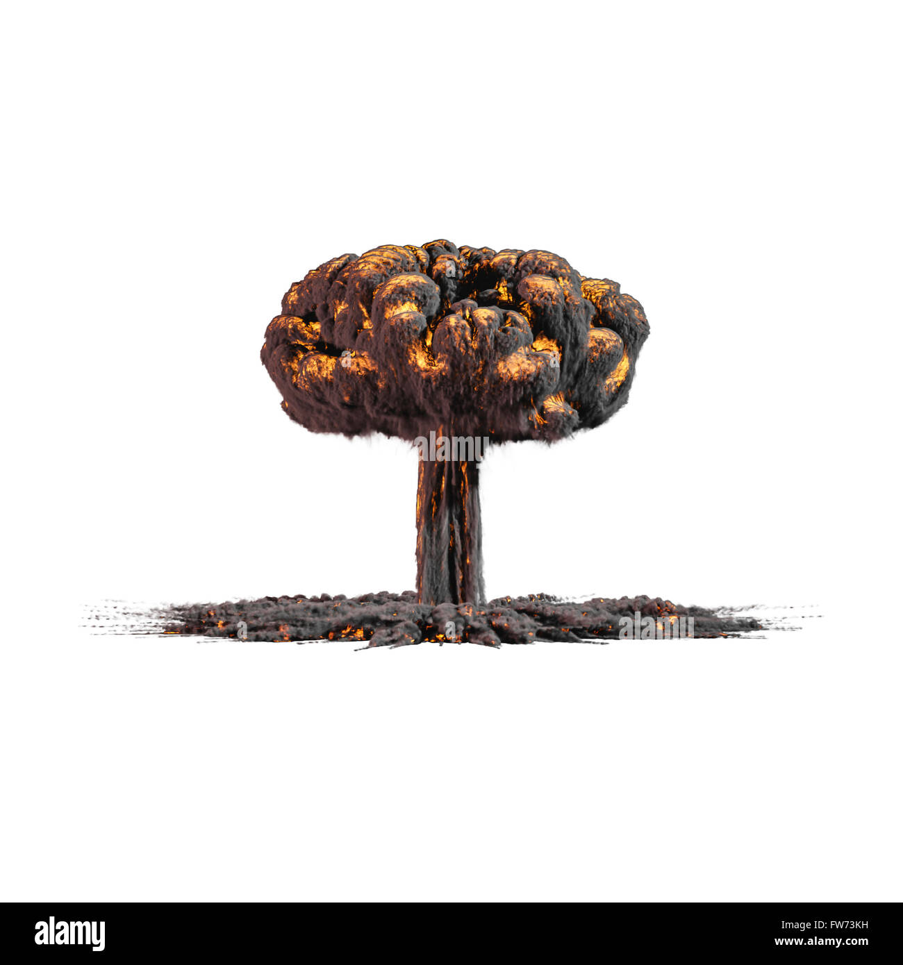 Fire explosions isolated set on white and black background Stock Photo ...