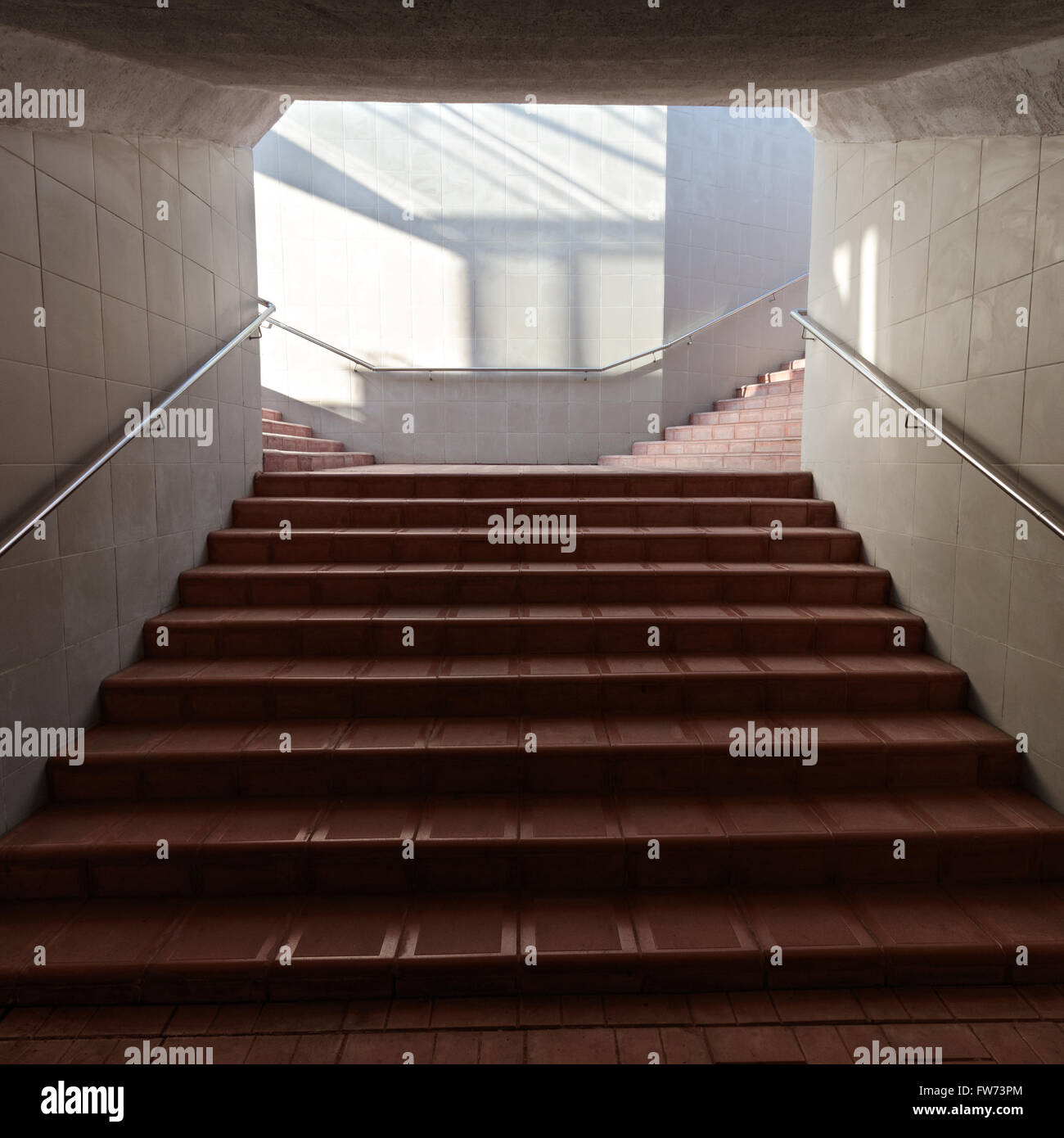 Stairs in the underground pedestrian crossing Stock Photo - Alamy