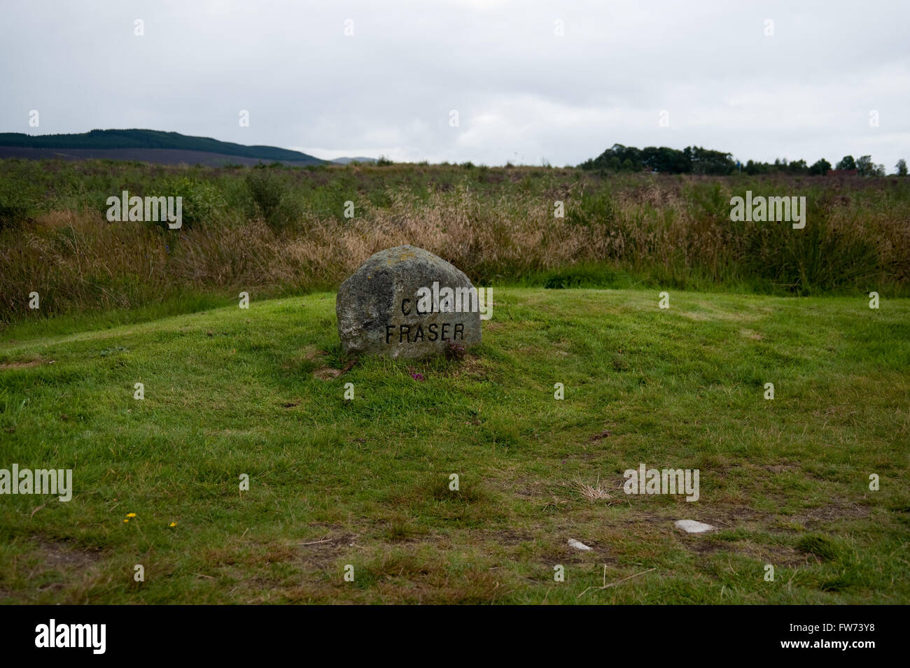 Battle culloden clan memorial stone hi-res stock photography and images ...