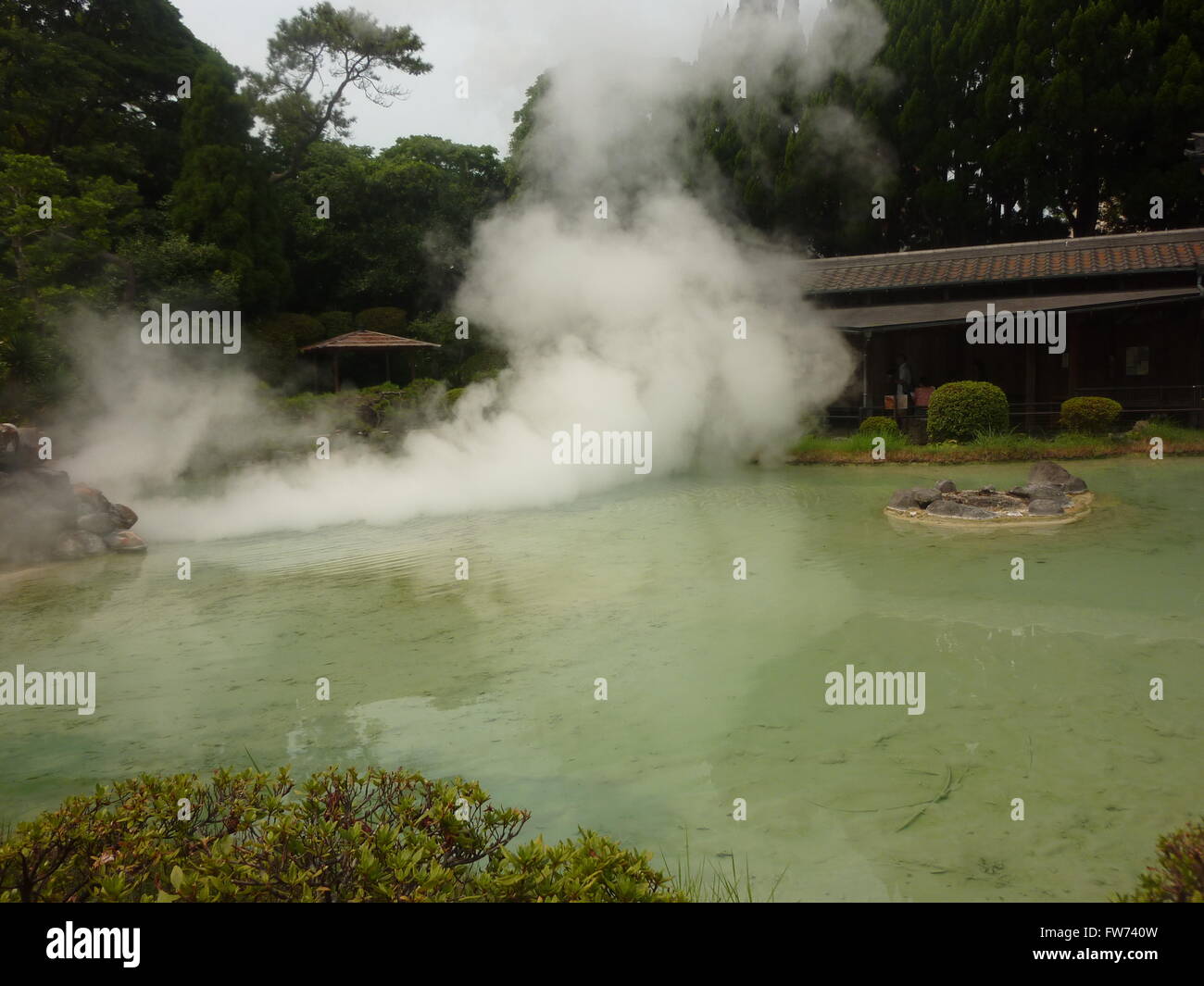 Eight hell hot springs of Beppu, Kyushu, Japan Stock Photo - Alamy