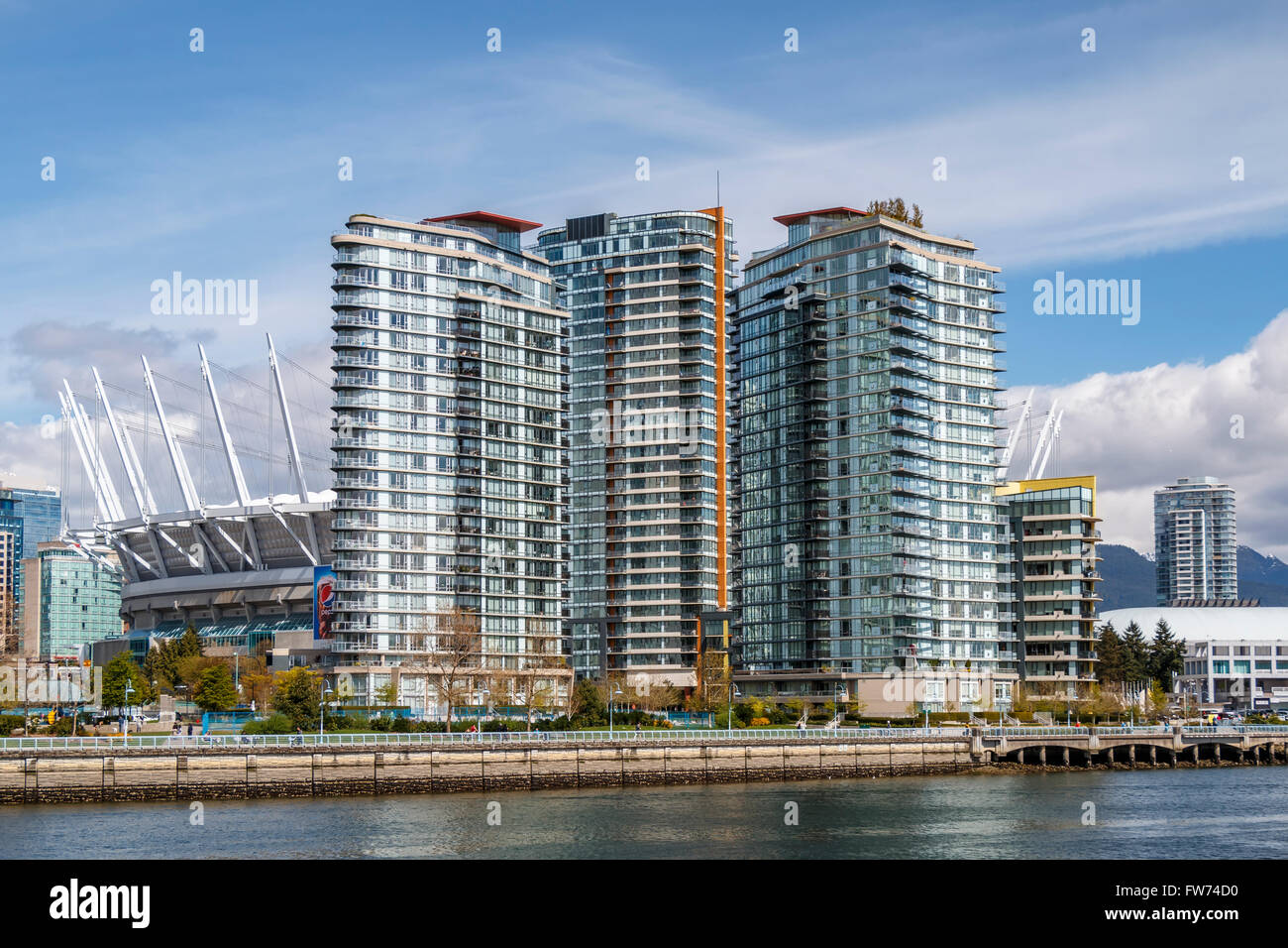 Vancouver buildings downtown background hi-res stock photography and ...