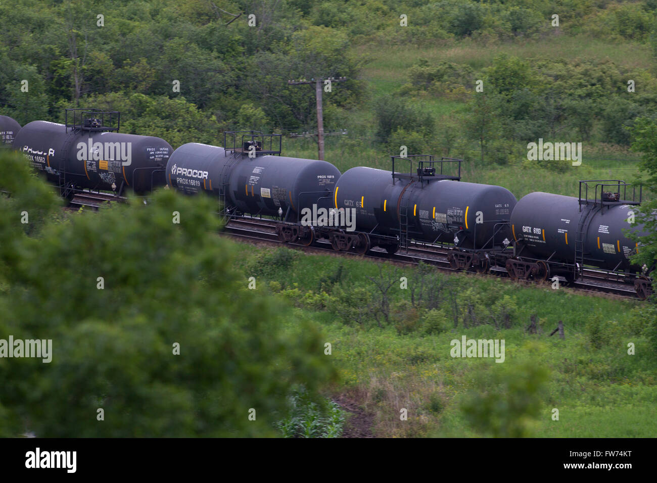 Cn cargo train fuel carts hi-res stock photography and images - Alamy