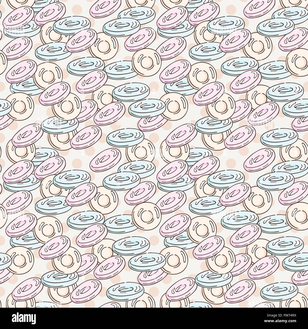 Vector Candy and Lollipop Seamless Pattern. Sweet Party Texture Stock ...