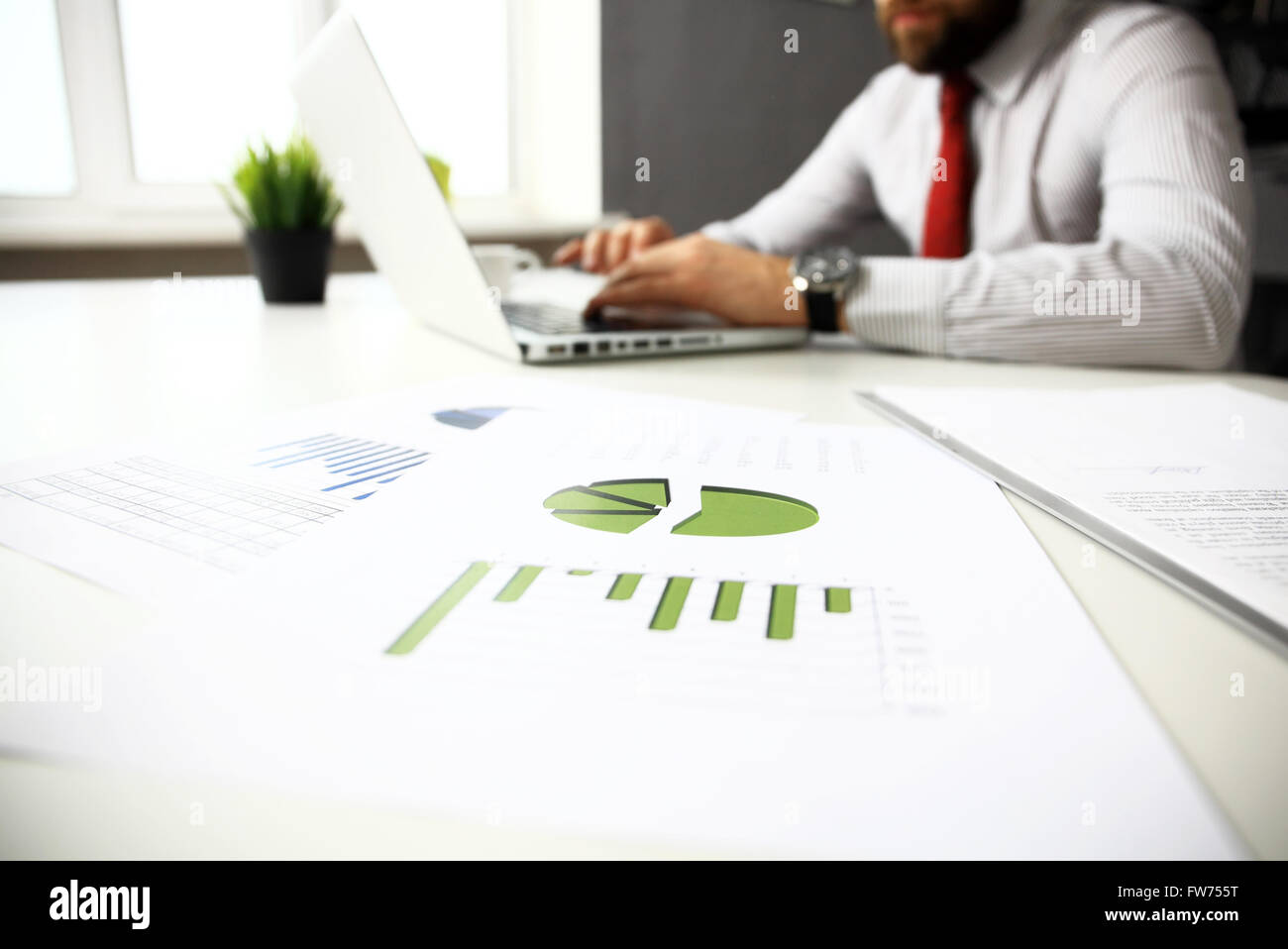 businessman typing on keyboard Stock Photo - Alamy