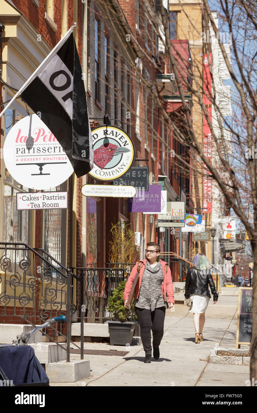 Gallery Row, Lancaster, Pennsylvania, USA Stock Photo - Alamy