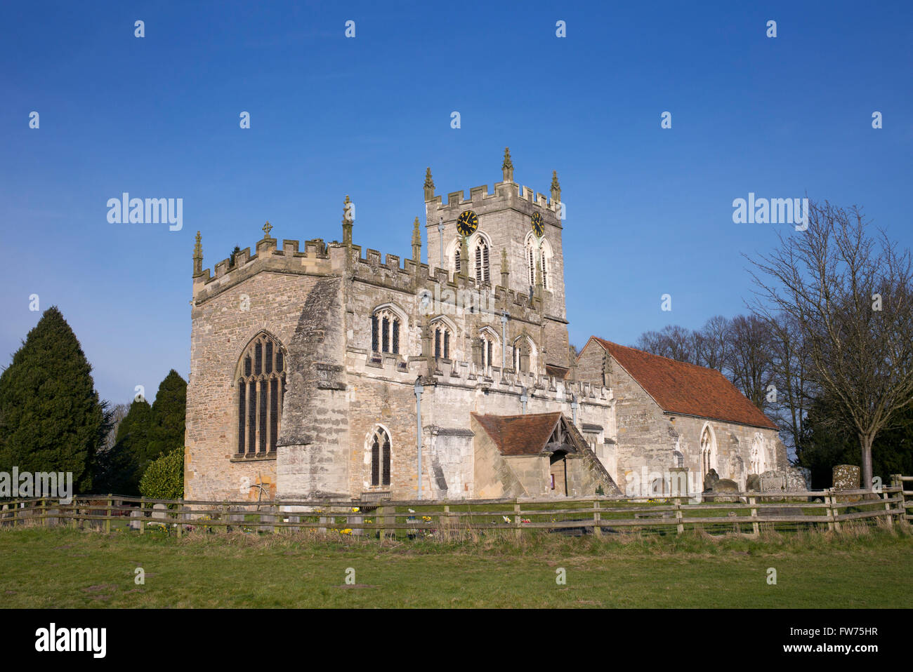 St Peters church, Wootton Wawen, Warwickshire, England Stock Photo - Alamy