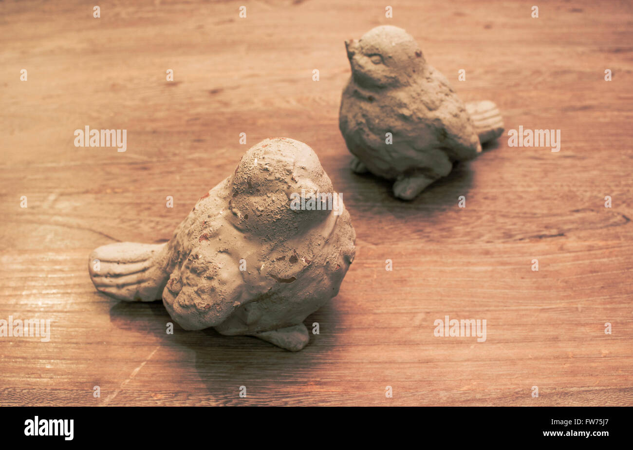 Bird decoration object for interior design Stock Photo - Alamy