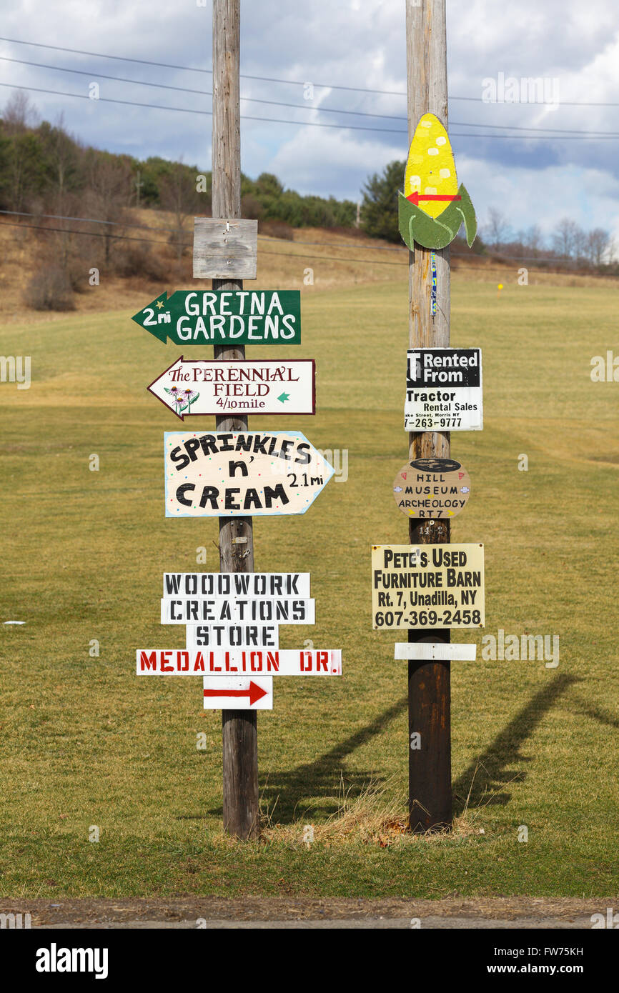 Roadside signs hi-res stock photography and images - Alamy