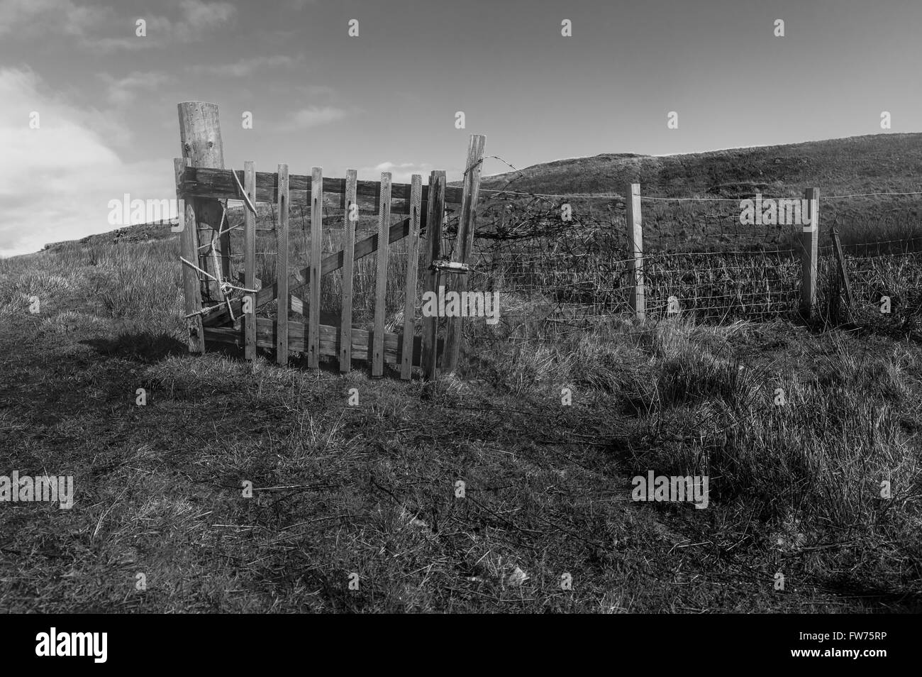 Scottish gate Black and White Stock Photos & Images - Alamy