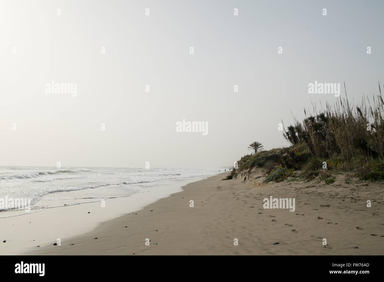Beach in Elviria, Marbella, Málaga Stock Photo - Alamy