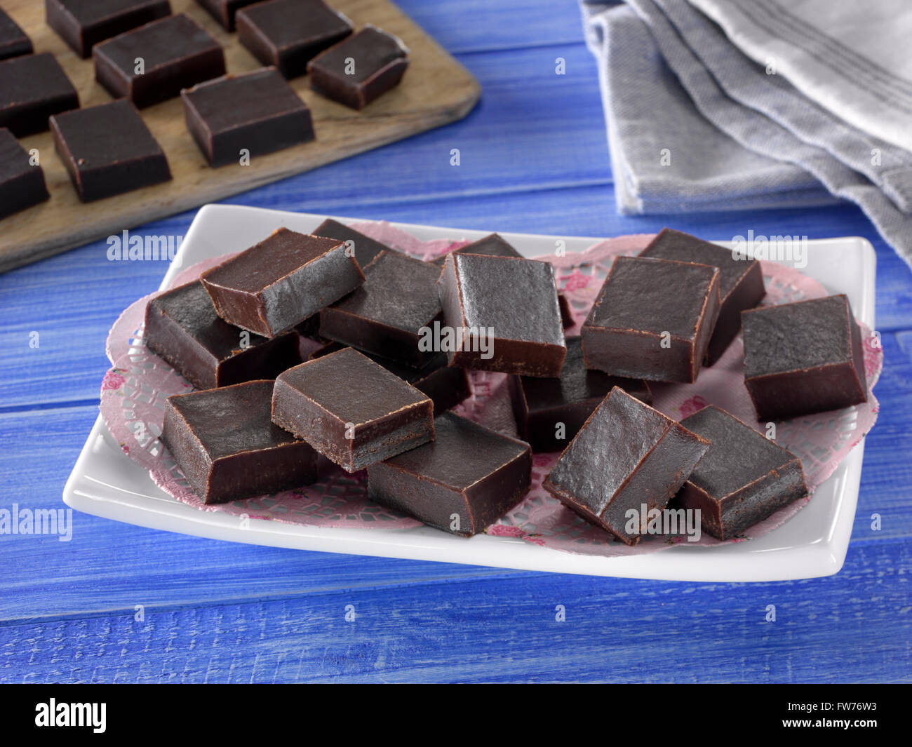 Chocolate candy fudge Stock Photo - Alamy