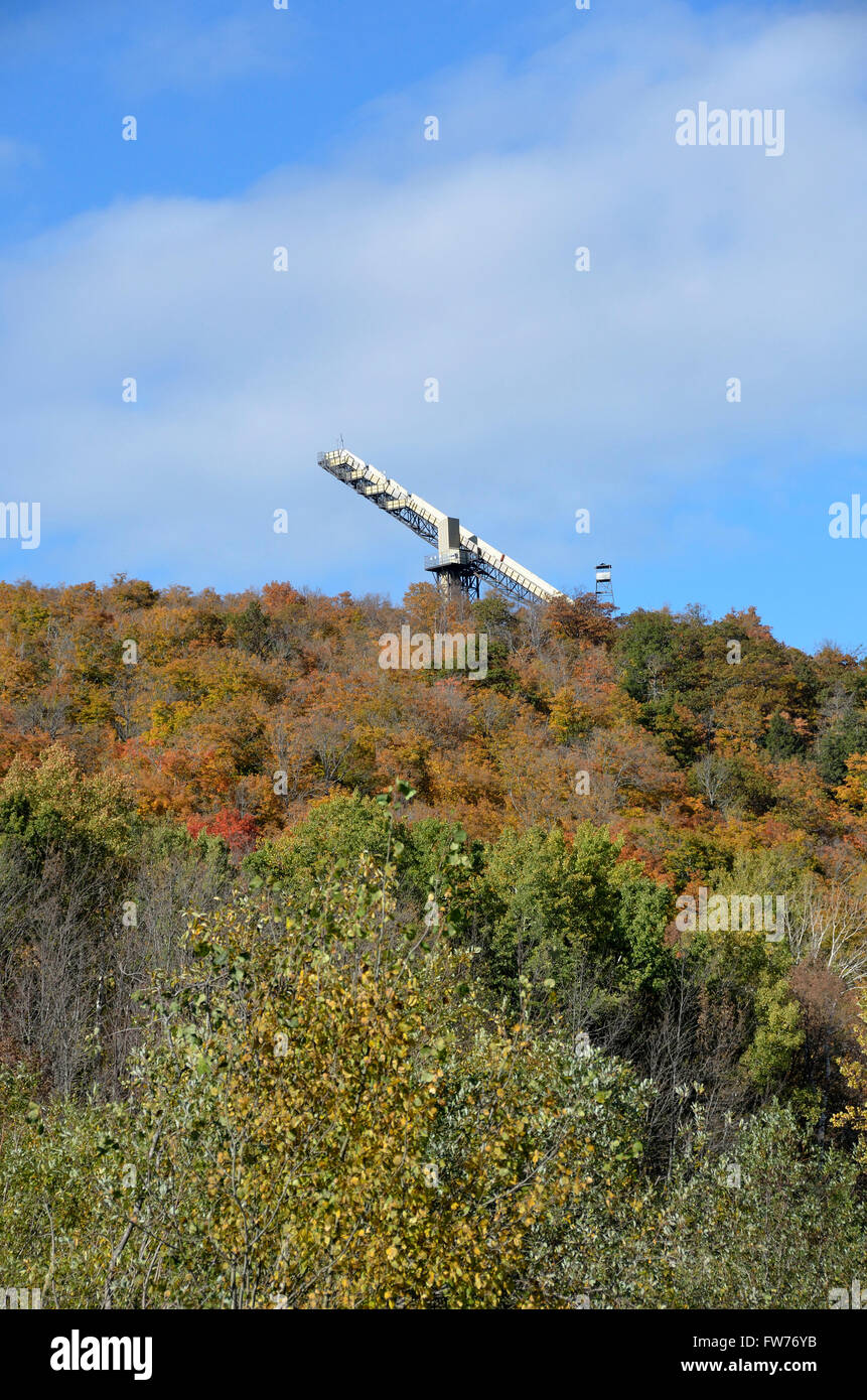 Copper Peak Ski Jump in Ironwood, Michigan Stock Photo - Alamy