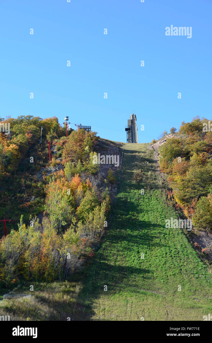 Copper Peak Ski Jump in Ironwood, Michigan Stock Photo - Alamy