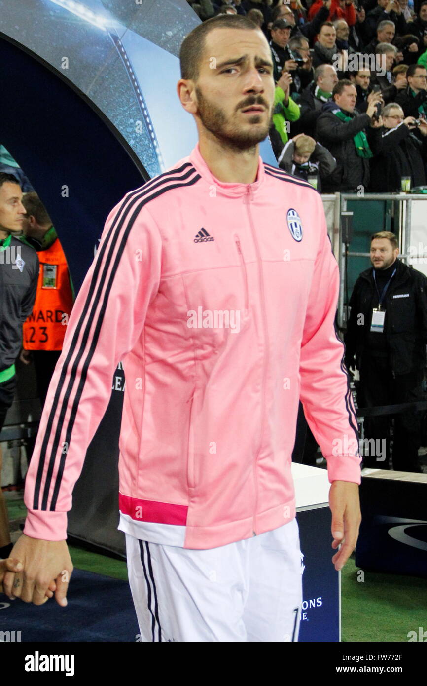 Leonardo Bonucci in action during the champion league match ...