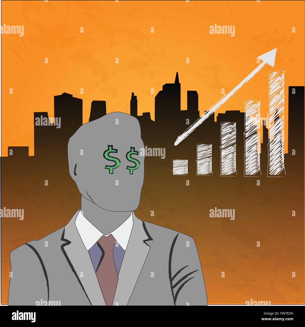 Success growth in work Stock Vector Images - Alamy