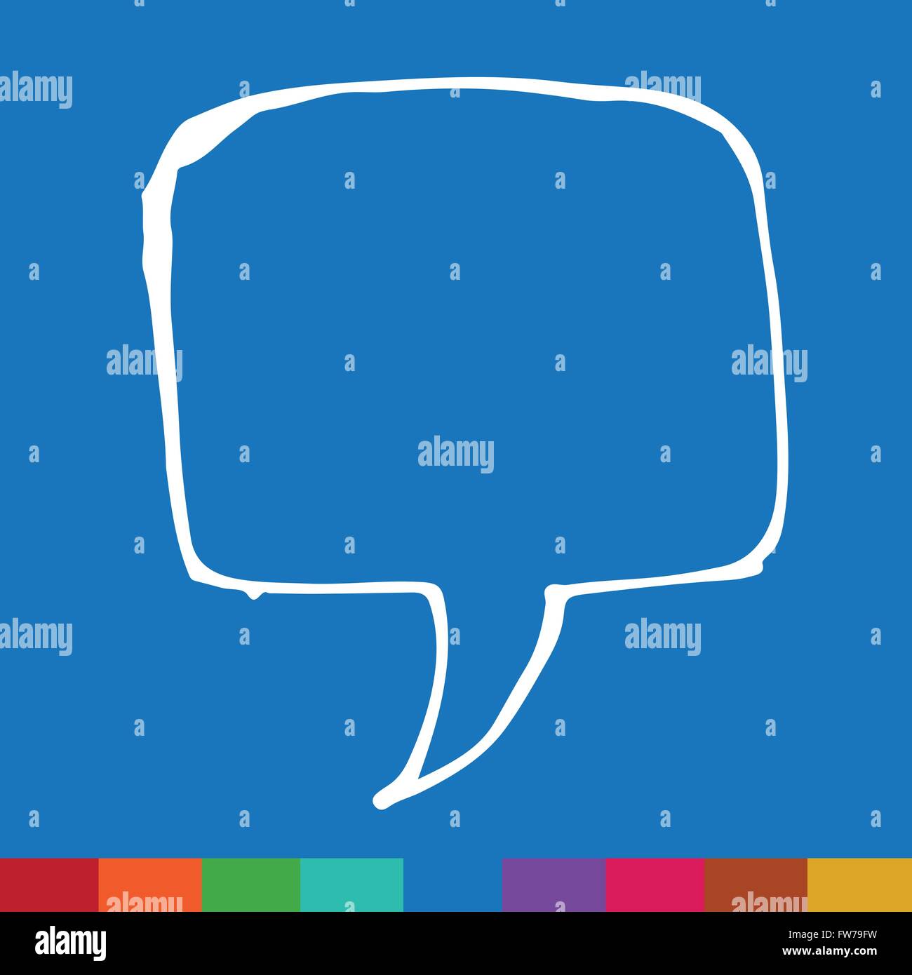 Hand drawn bubble speech Illustration symbol design Stock Vector Image ...