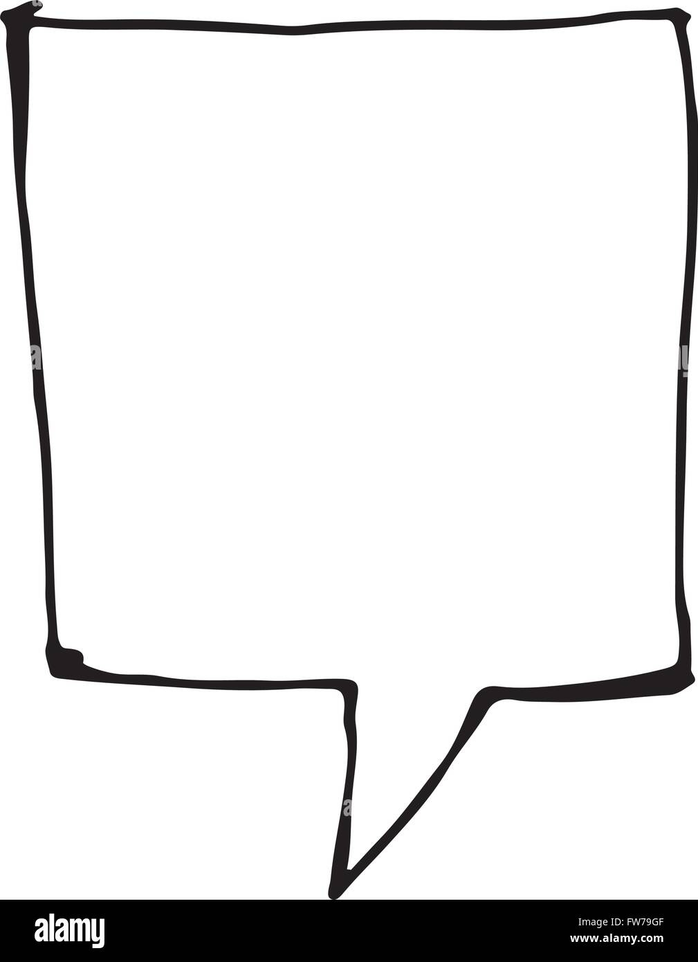 Hand drawn bubble speech Illustration symbol design Stock Vector Image ...