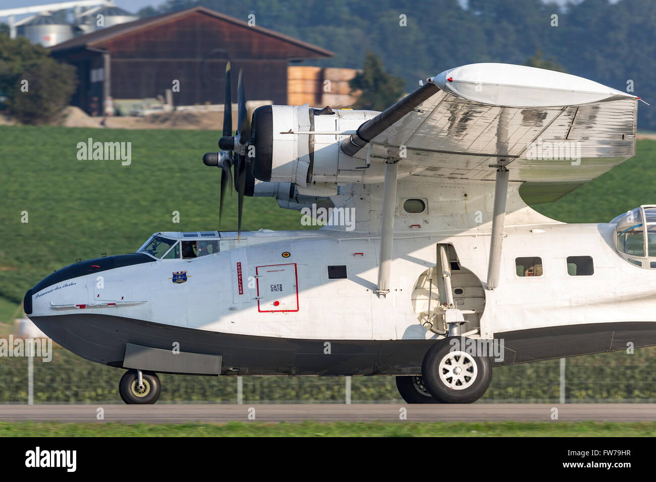 World War II era Consolidated PBY-5A Catalina Flying Boat N9767. The ...