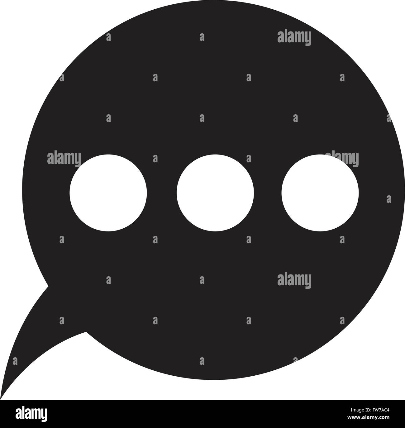 Speech bubble icon Illustration symbol design Stock Vector Image & Art ...