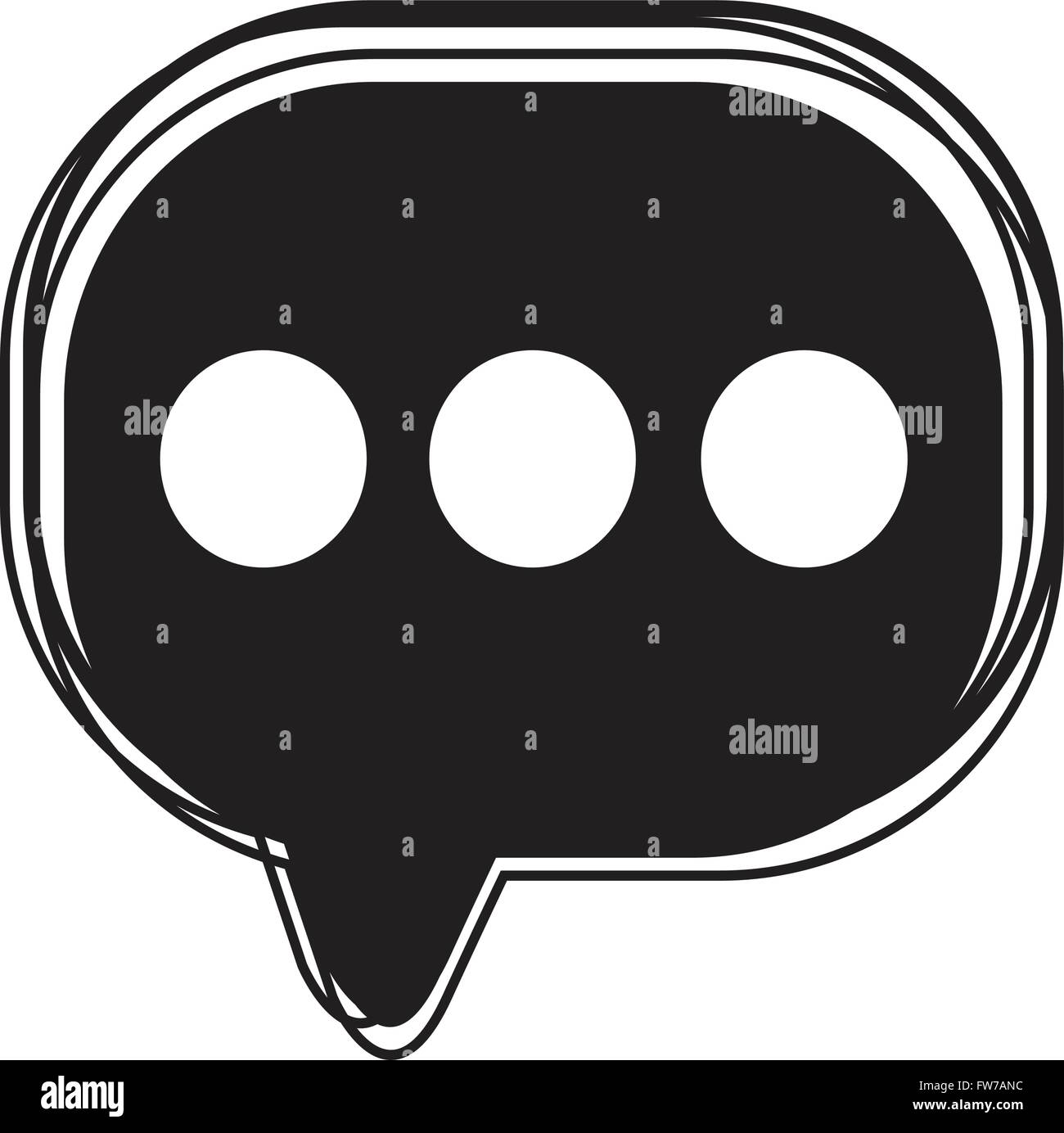 Speech bubble icon Illustration symbol design Stock Vector Image & Art ...