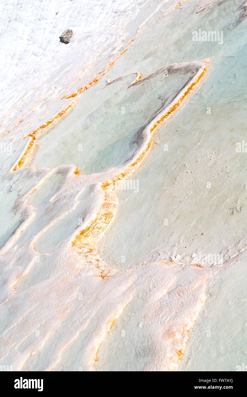 unique abstract in pamukkale turkey asia the old calcium bath and ...