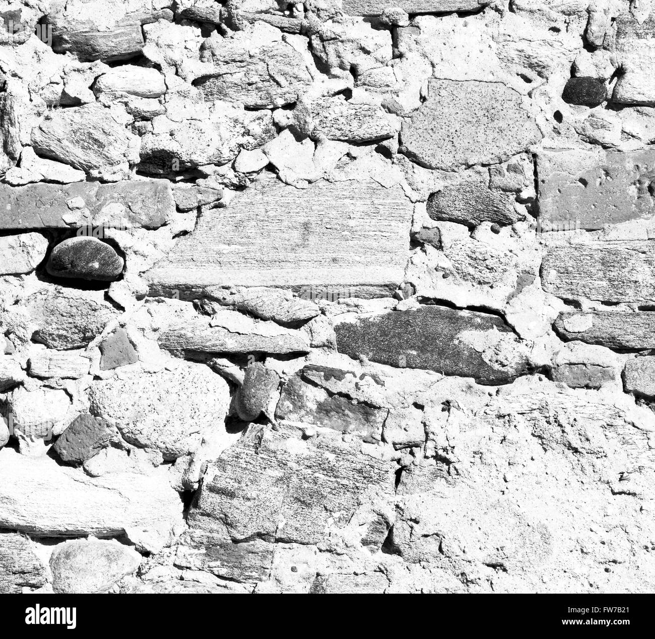 step brick in greece old wall and texture material the background Stock ...