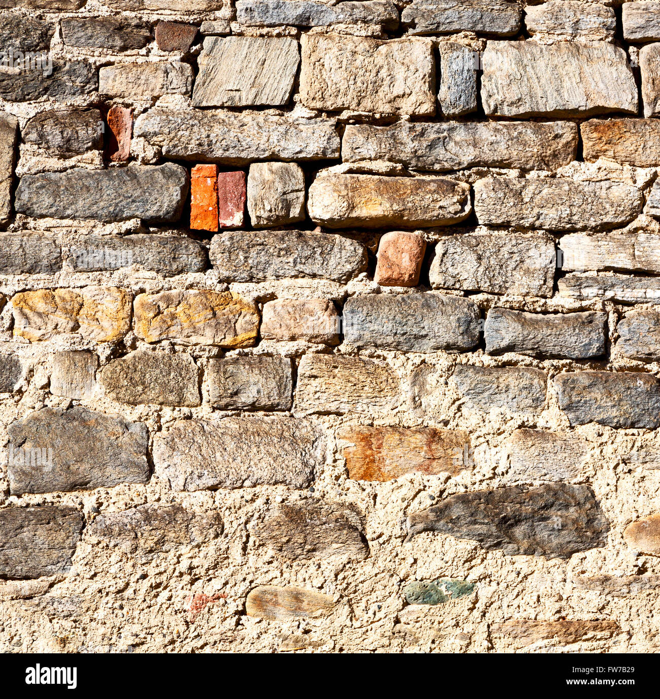 step brick in greece old wall and texture material the background Stock ...