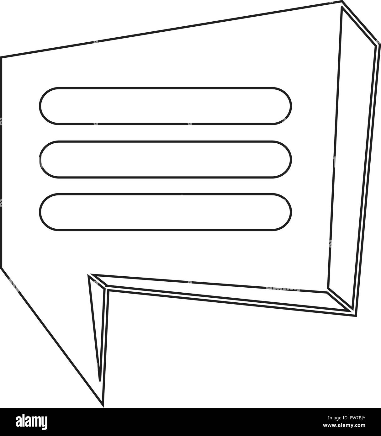 Speech bubble icon Illustration symbol design Stock Vector Image & Art ...