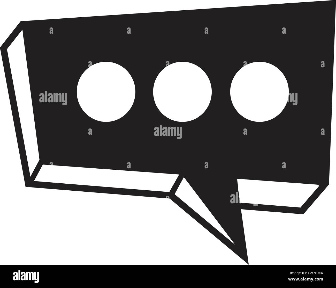 Speech bubble icon Illustration symbol design Stock Vector Image & Art ...