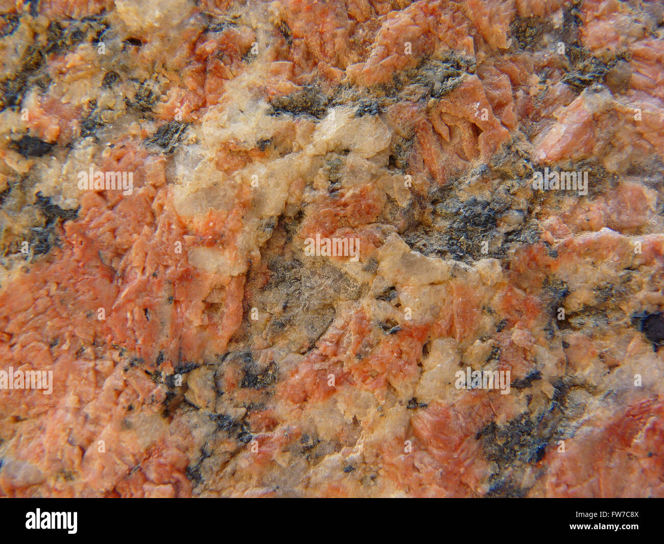 Red Aswan granite used in the temples at Giza, Egypt Stock Photo - Alamy