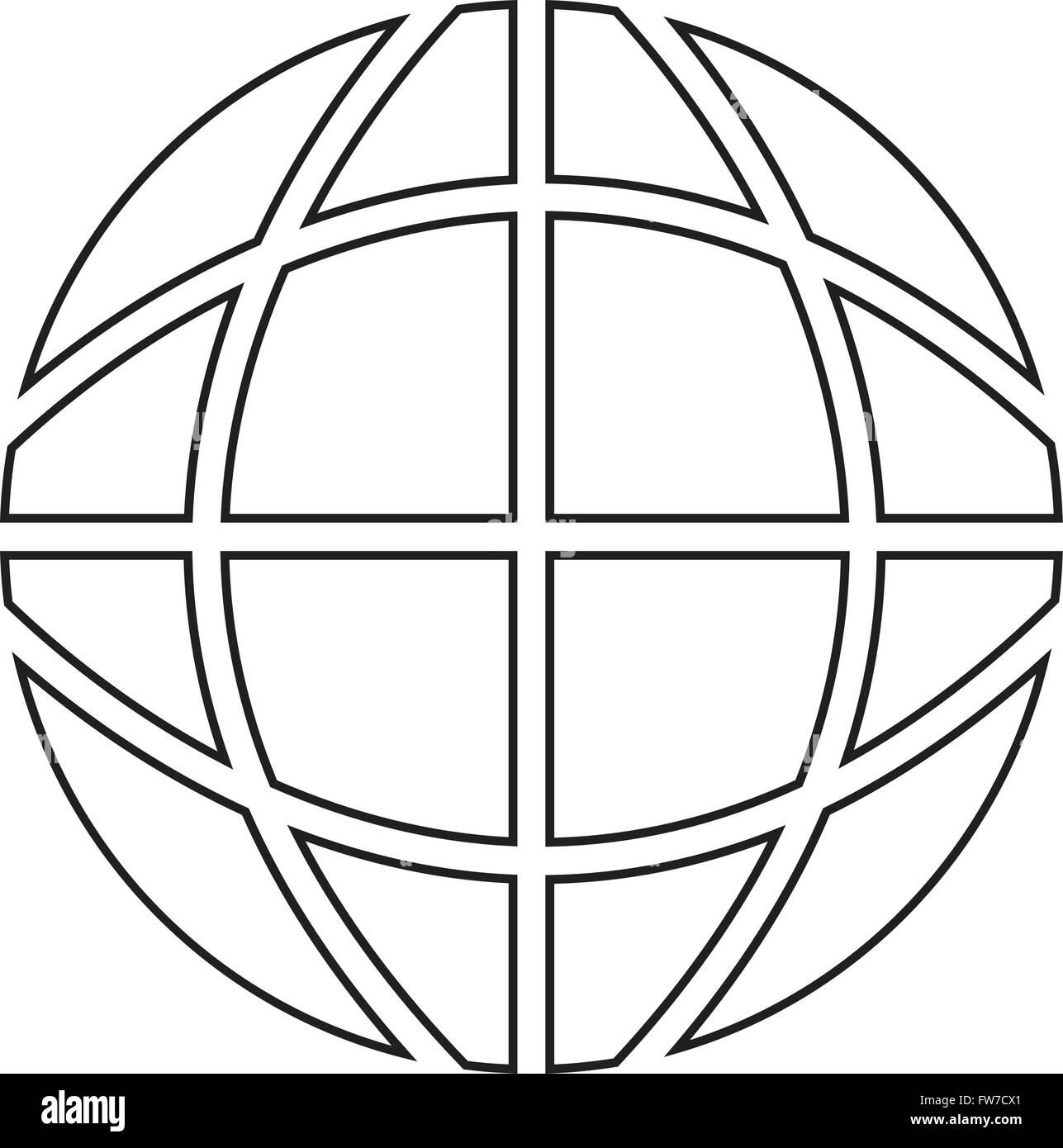 Globe icon Illustration design Stock Vector Image & Art - Alamy